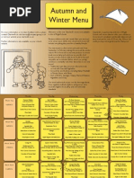 Chartwells New Menu 2526 | PDF | Salad | Gravy