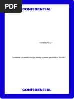 Confidential Document Cover Sheet | PDF