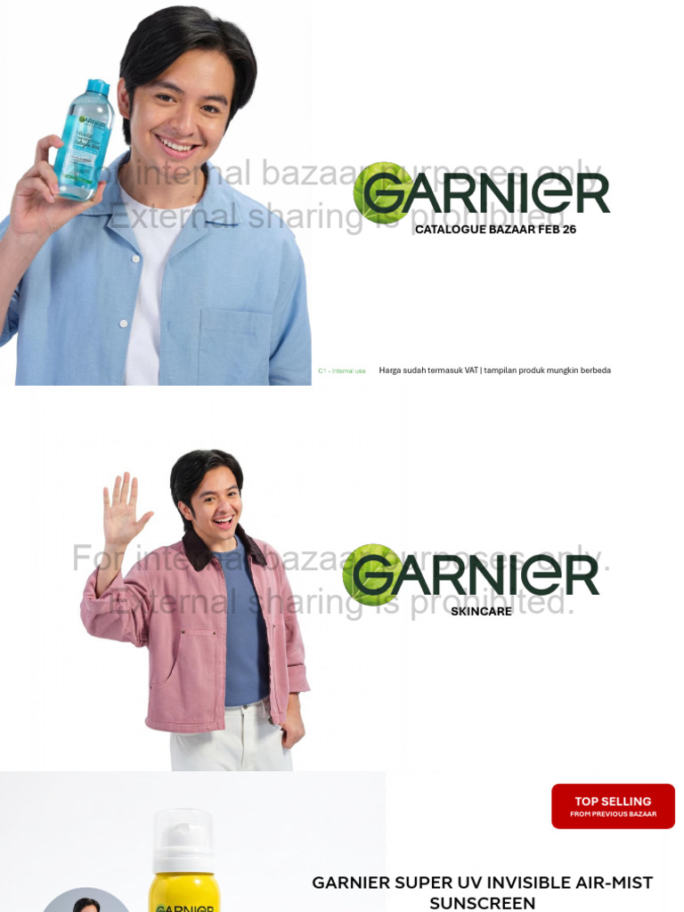 (FNF Bazaar Feb 2026) Garnier (Include VAT) | PDF