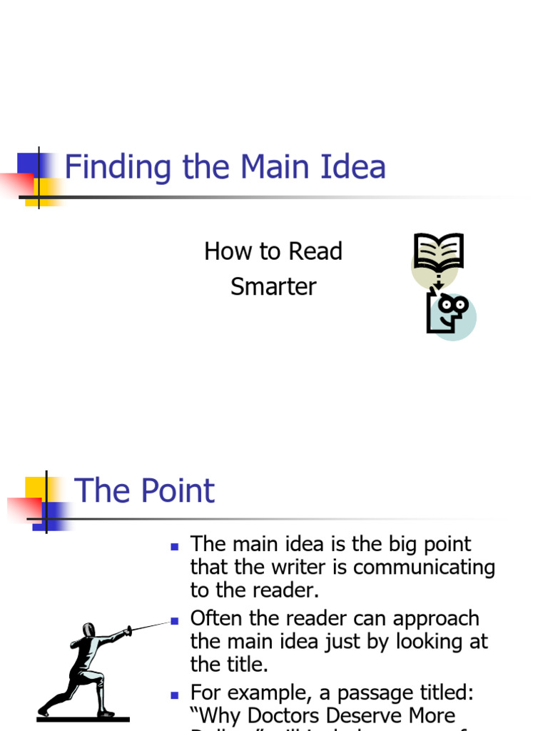Main Idea Powerpoint | PDF
