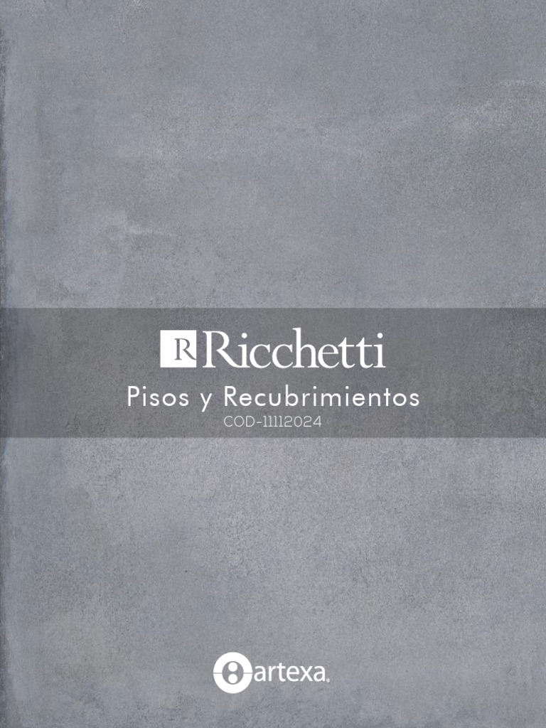 Catalogo Ricchetti Artexa 2024 | PDF