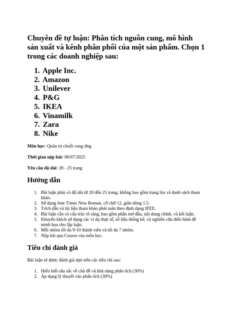 Assignment Requirements | PDF