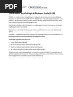 Kessler-5 Scoring Guide for Mental Health | PDF | Indigenous ...