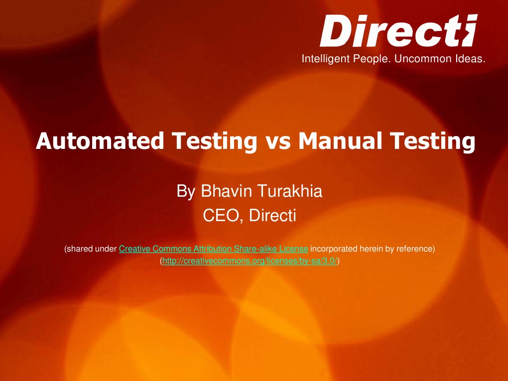 A Comprehensive Comparison of Automated Testing and Manual Testing ...
