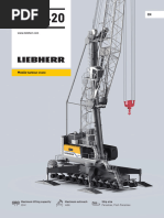 Liebherr LHM 420 Technical Specifications | PDF | Crane (Machine ...