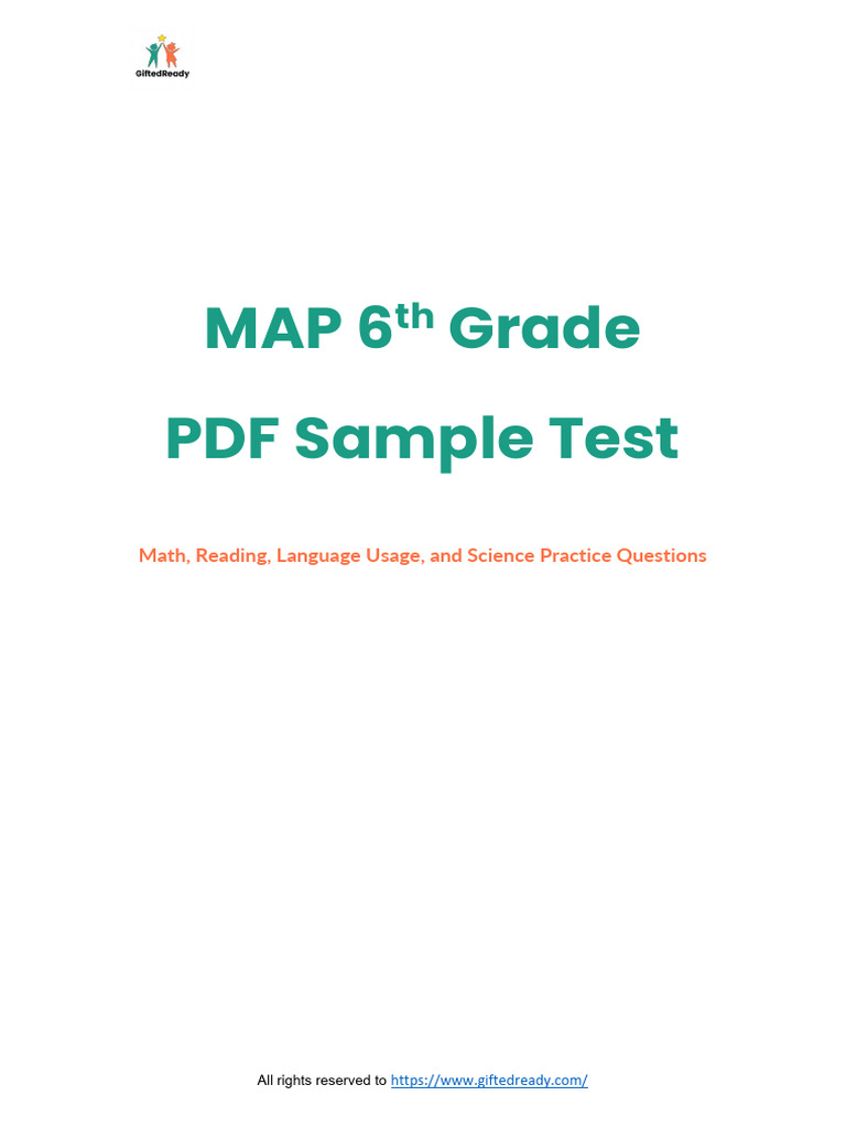 Nwea Map 6th Grade PDF Sample Test | PDF | Photosynthesis | Earth