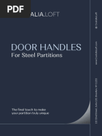 ASSA ABLOY Pull Handle Specifications | PDF | Screw | Civil Engineering