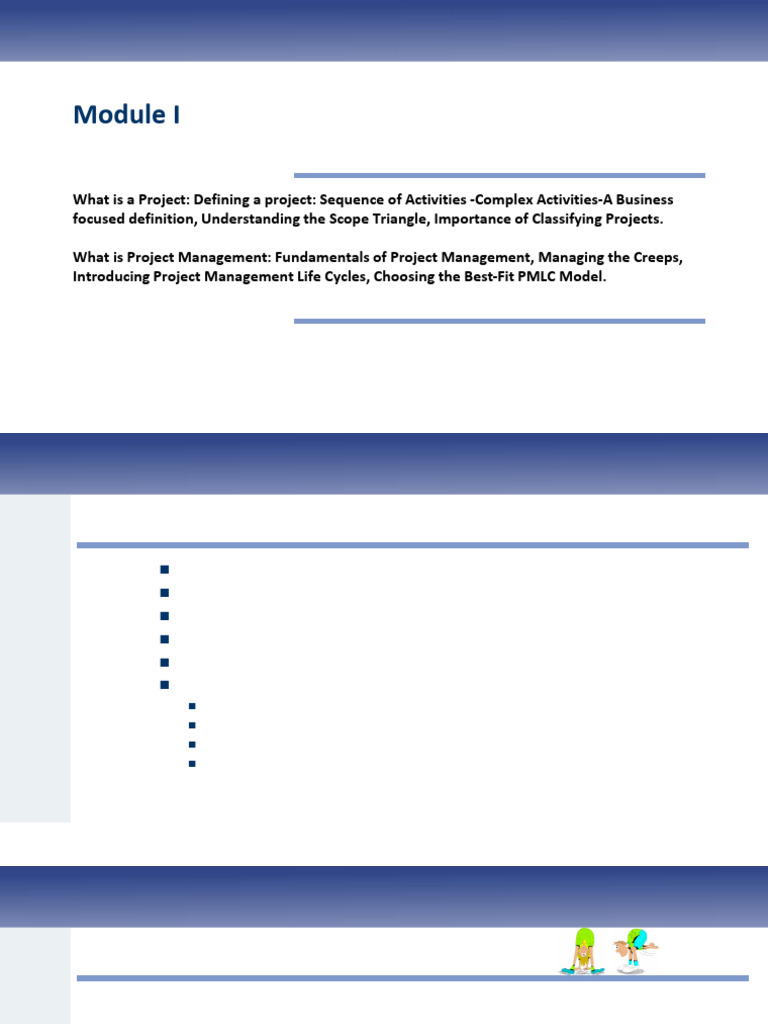SPM Module 1 Lecture Slides-1 | PDF | Project Management | Sequence