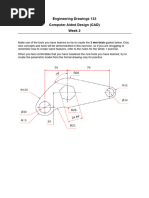Nut and Bolt Design in AutoCAD 2D | PDF