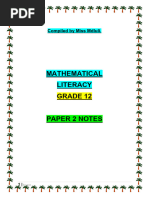 Grade 12 Maps and Plans in Maths Lit | PDF | Length | Parking