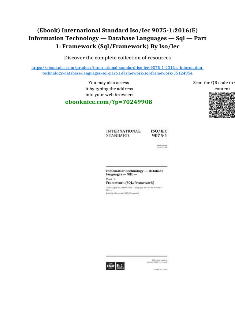 (Ebook) INTERNATIONAL STANDARD ISO/IEC 9075-1:2016(E) Information ...