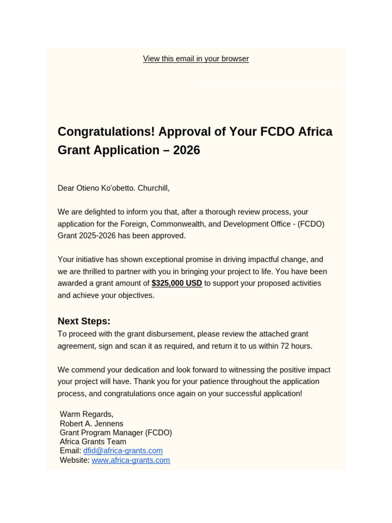 Fcdo Letter | PDF