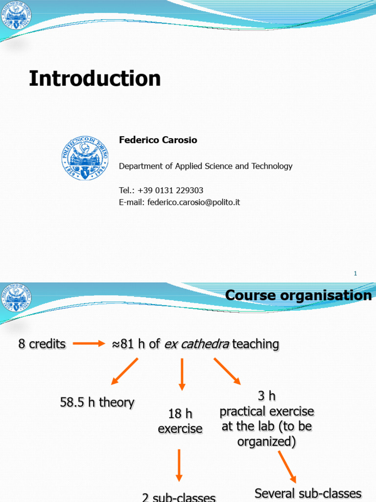 CHEMISTRY LESSON 01 Introduction | PDF | Multiple Choice | Methodology