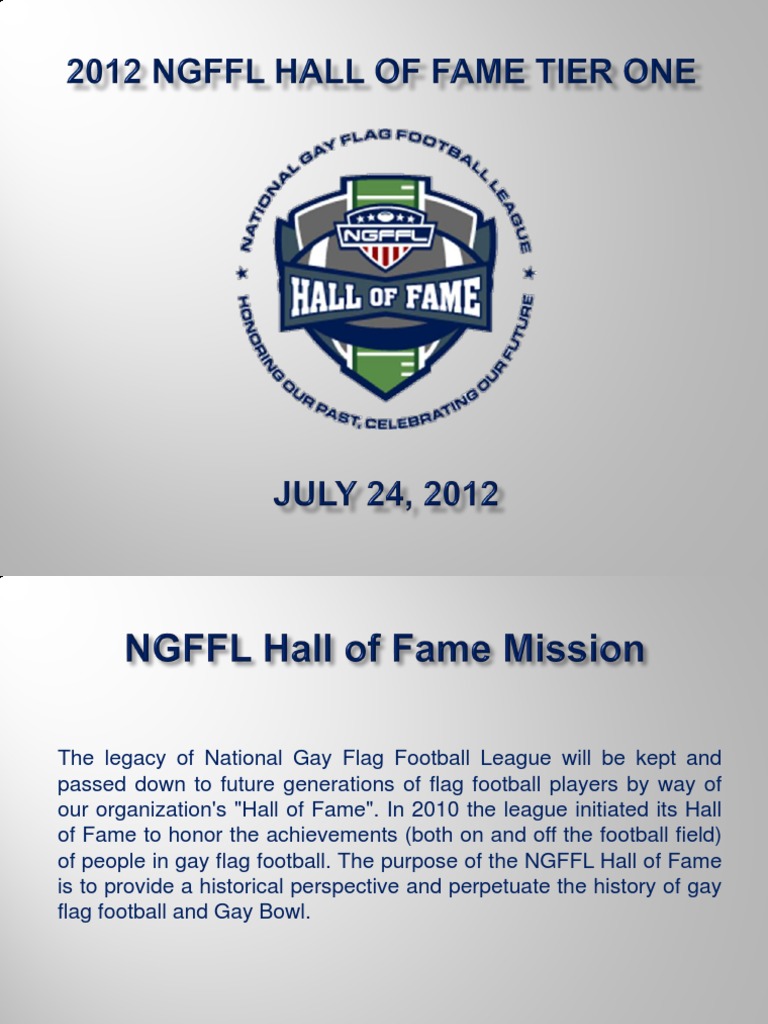 Nominees For The 2012 Class of The NGFFL Hall of Fame | PDF | National ...