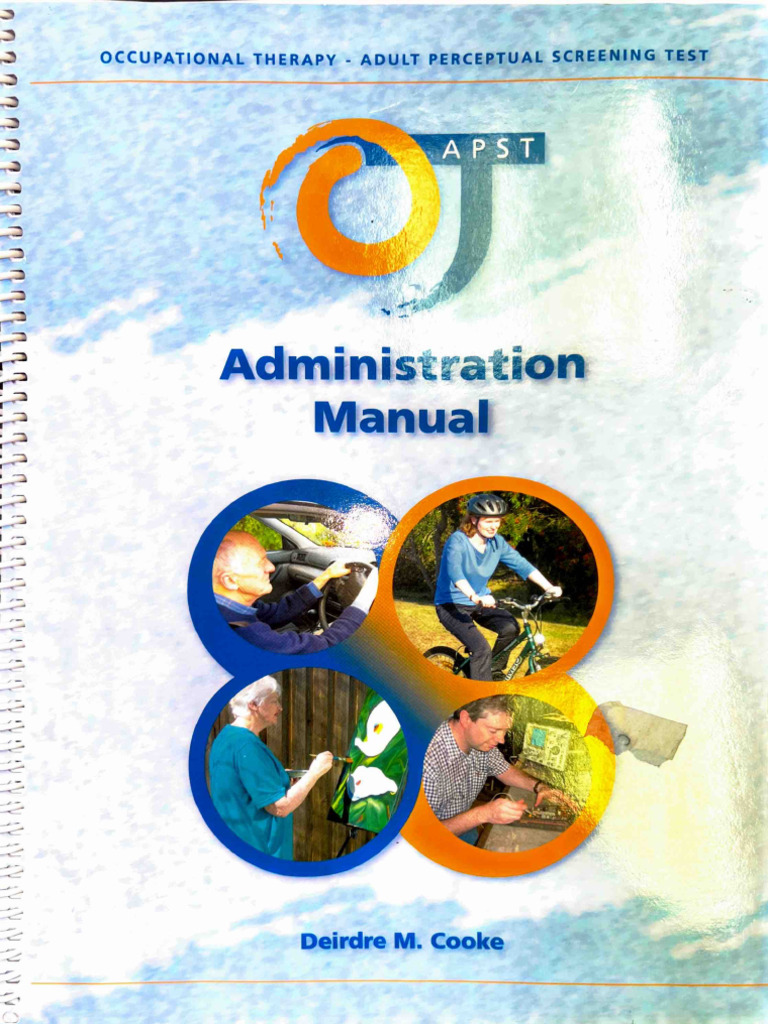 OT Adult Perceptual Screening Test Manual and Form | PDF