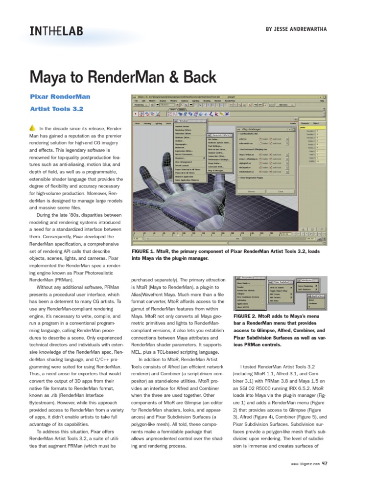 Maya and Renderman | Download Free PDF | Rendering (Computer Graphics ...