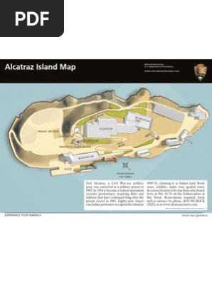 Alcatraz Island Aerial Map