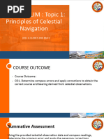 Celestial Navigation Formulas & Calculations | PDF | Navigation | Azimuth