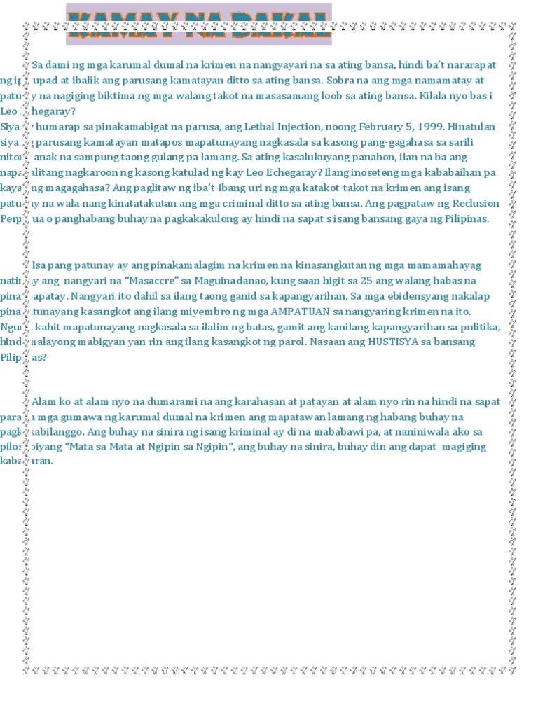 Kamay Na Bakal | PDF