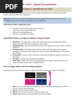 Understanding Styles in LibreOffice Writer | PDF | Page Layout | Software