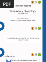 Ventilasi dan Perfusi Paru: Proses Gas | PDF | Pernapasan | Pembuluh Darah