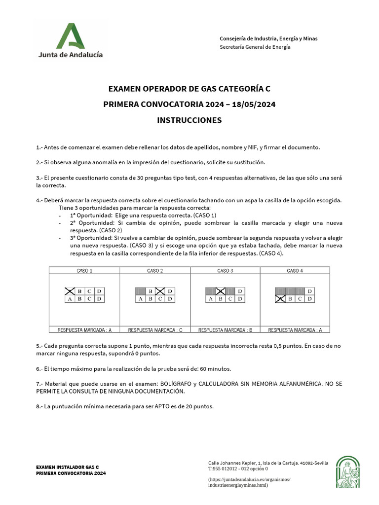 Fose I 2024-Gas C Con Plantilla Tras Alegaciones | PDF | Combustión ...