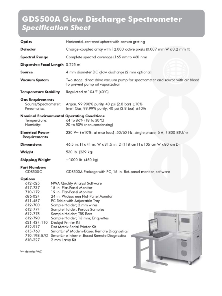 Gds500 (Hoja Tecnica | PDF | Optics | Nature