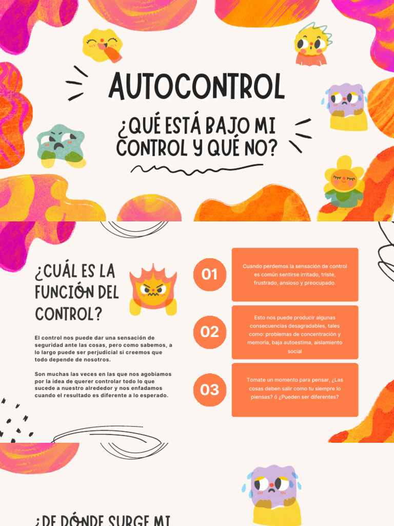 ¿Qué Está Bajo Nuestro Control y Qué No? | PDF | Las emociones | Ansiedad