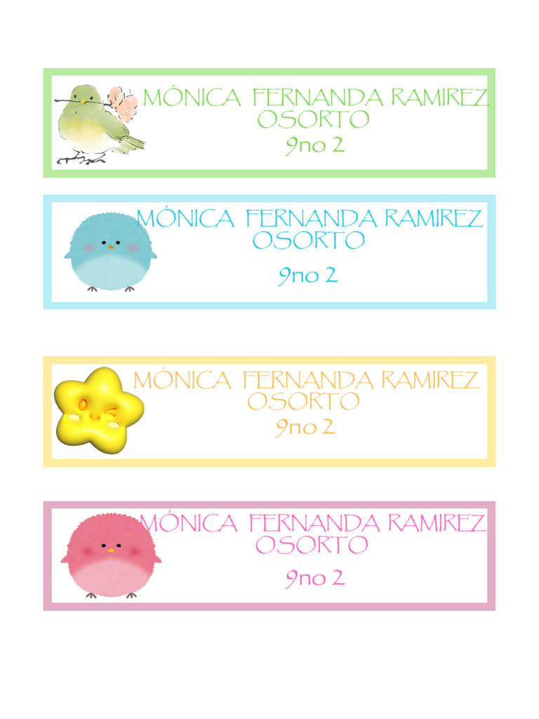 Plain Pink Notebook Labels Template - 20260217 - 173057 - 0000 | PDF