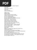 Graduation Ceremony Liberty University Online A | PDF