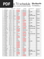 Cavaliers 2025-26 Printable Schedule | PDF | Cleveland Cavaliers ...