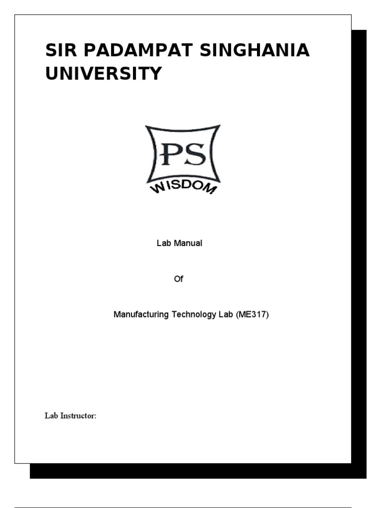 A Comprehensive Guide to Manufacturing Technology Laboratory ...