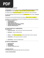 Office Note Format and Guidelines | PDF