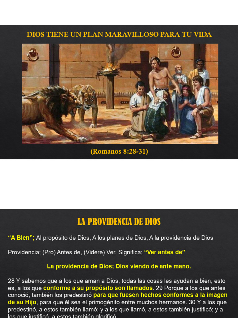 La Providencia de Dios | PDF | Libros de la Biblia hebrea | Libros del ...