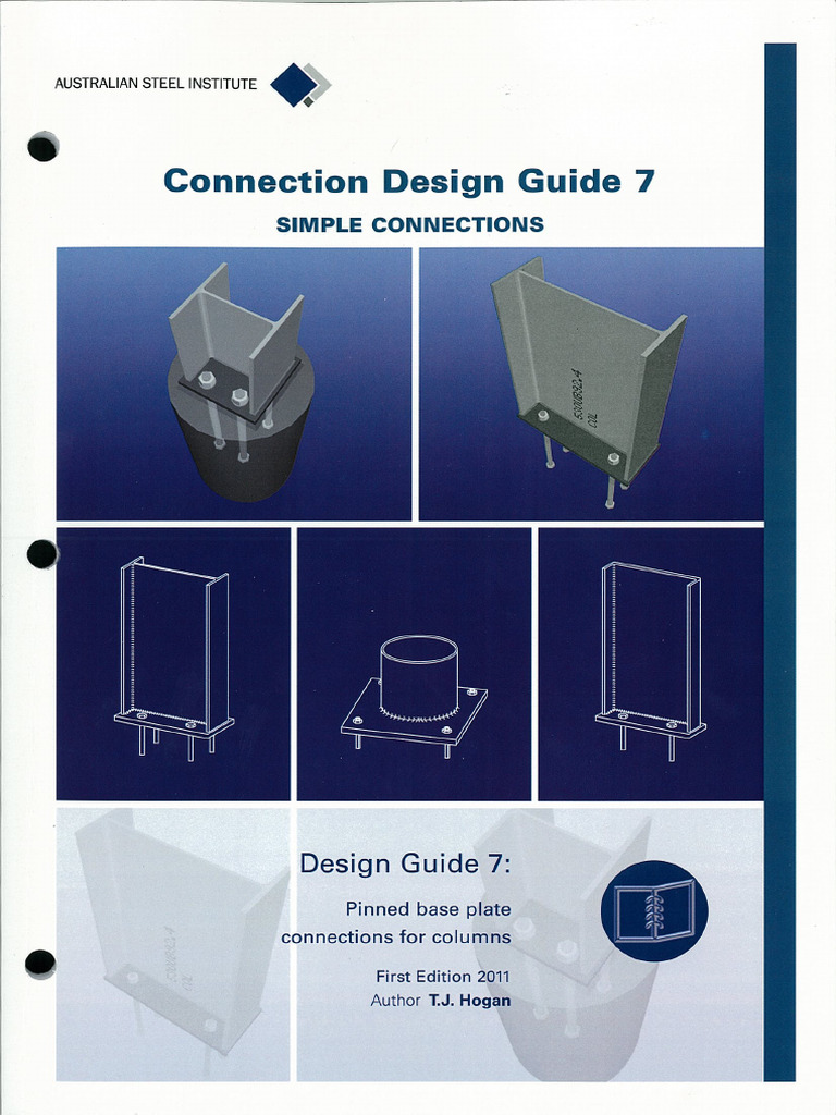 Dg7 Simple Connections Pinned Baseplates For Columns | PDF