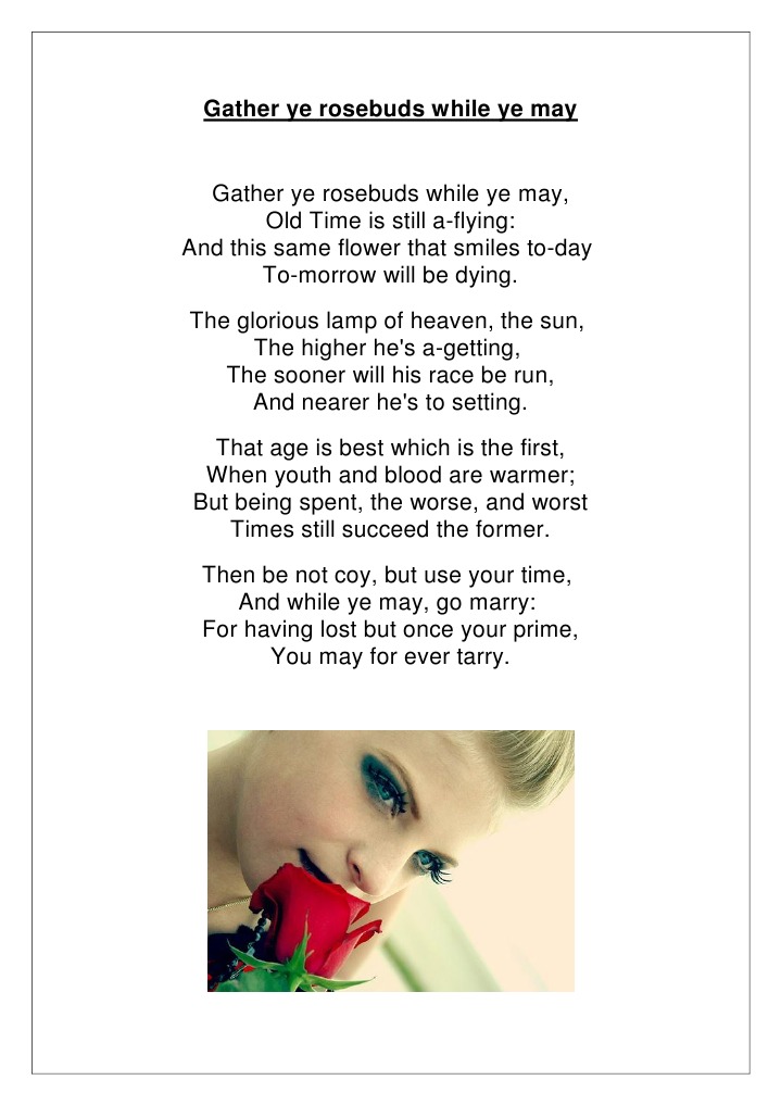 Gather Ye Rosebuds While Ye May | PDF