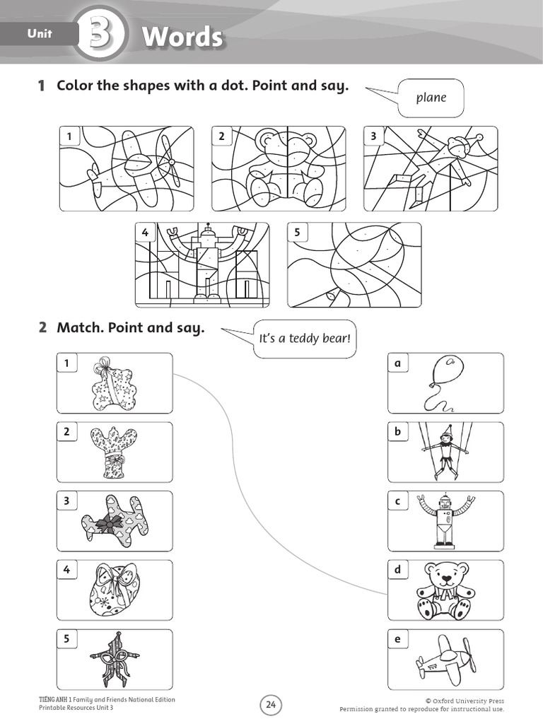 Handout Ôn Unit 3 Ff1 | PDF