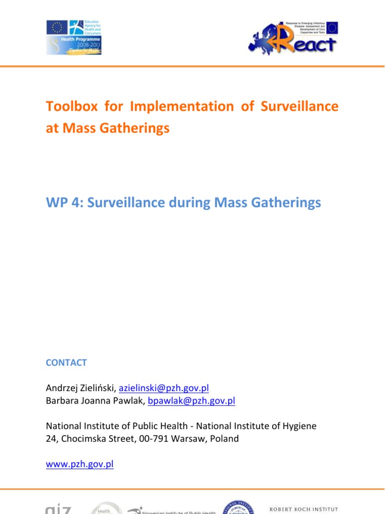 Mass Gathering Management | PDF | Epidemiology | Public Health