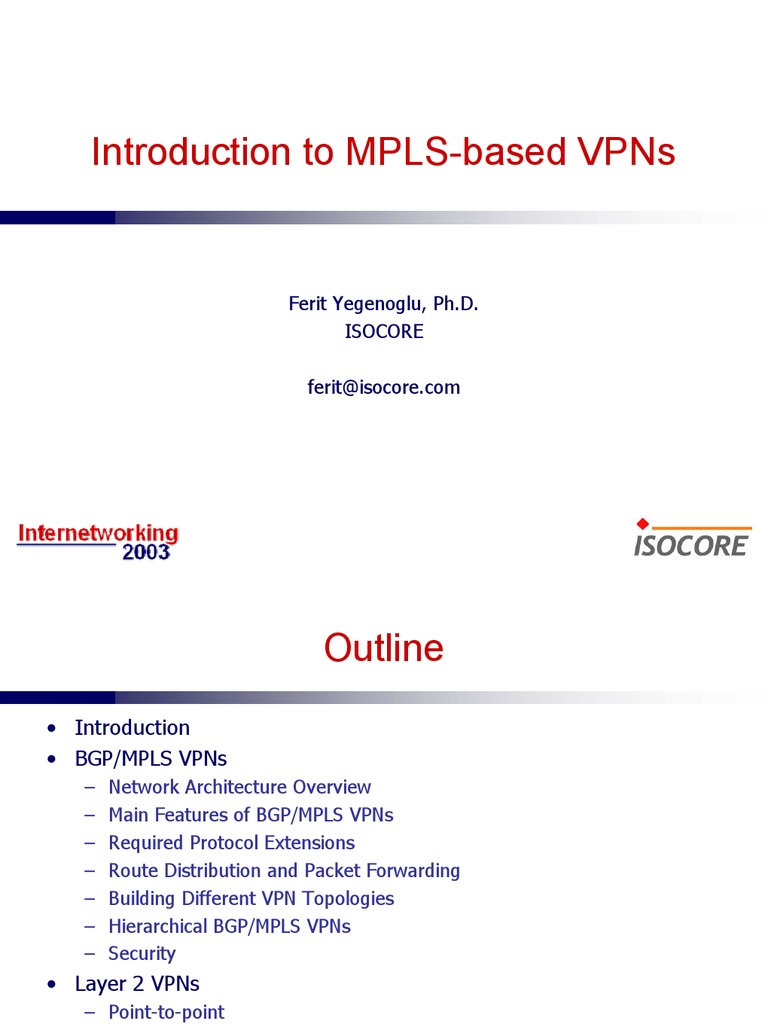 MPLS VPN Tutorial Dang | PDF