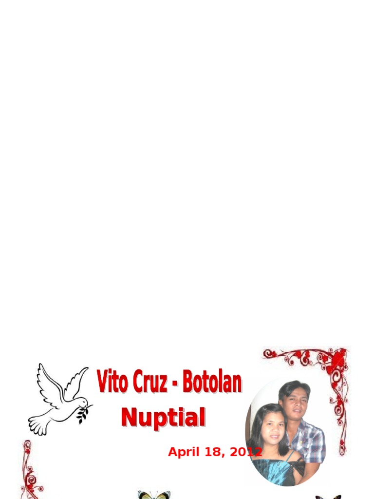 Wedding Invitation for Principal Sponsors | PDF