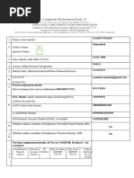 Revised Form 11 for Employment Declaration | PDF | Pension | Retirement