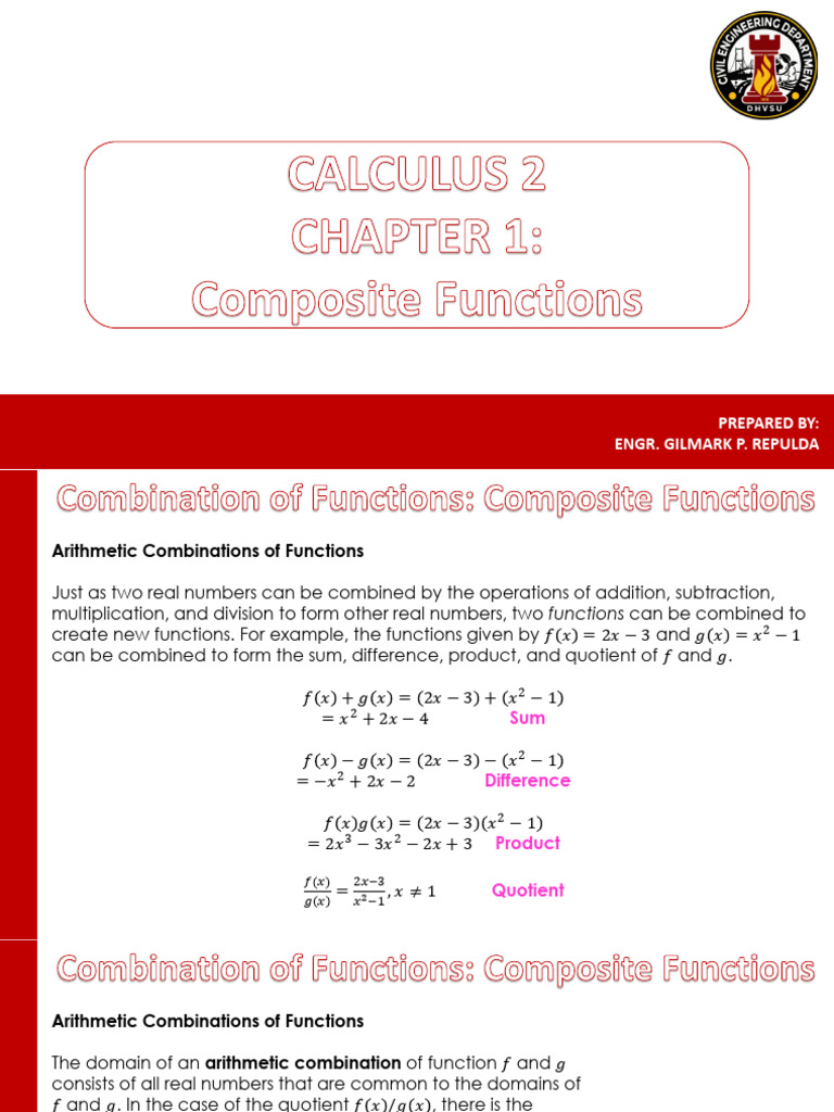 CHAPTER 1 - Composite Functions (Part 2) | PDF | Function (Mathematics ...