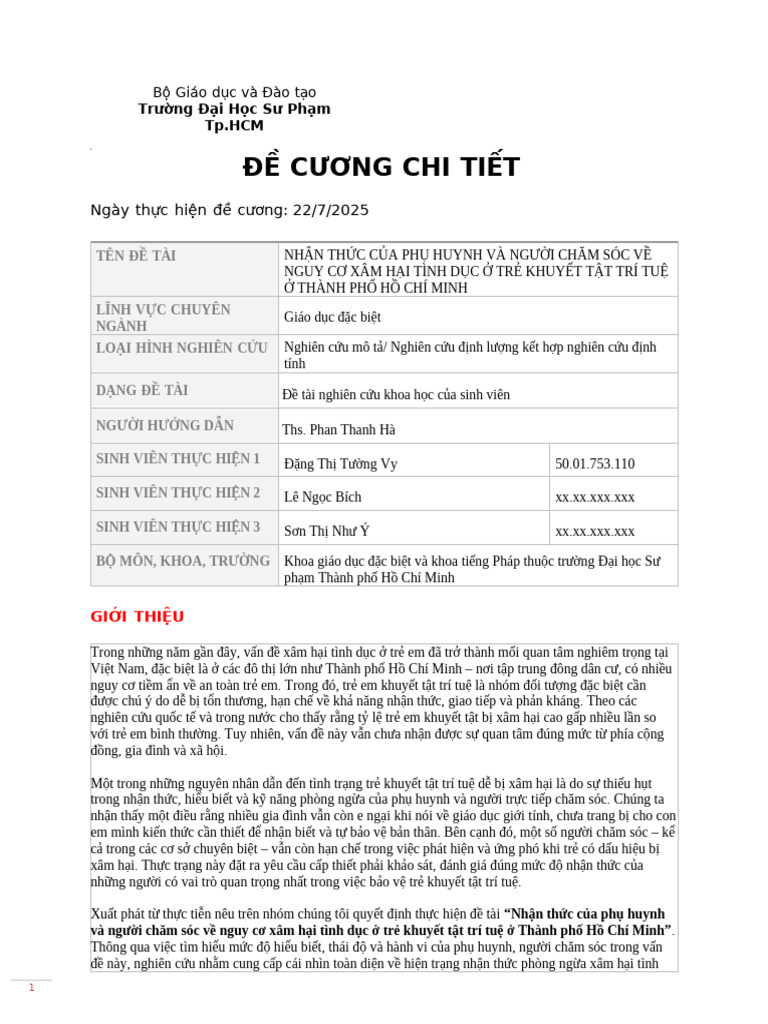 Mau de Cuong Chi Tiet Mar2025 | PDF