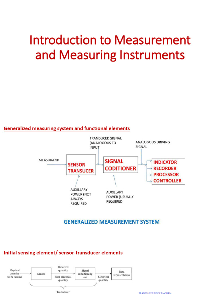 1 Introduction To Measurement and Measuring Instruments | PDF ...