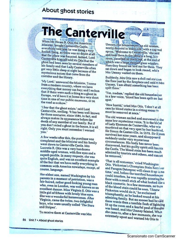 The Canterville Ghost | PDF