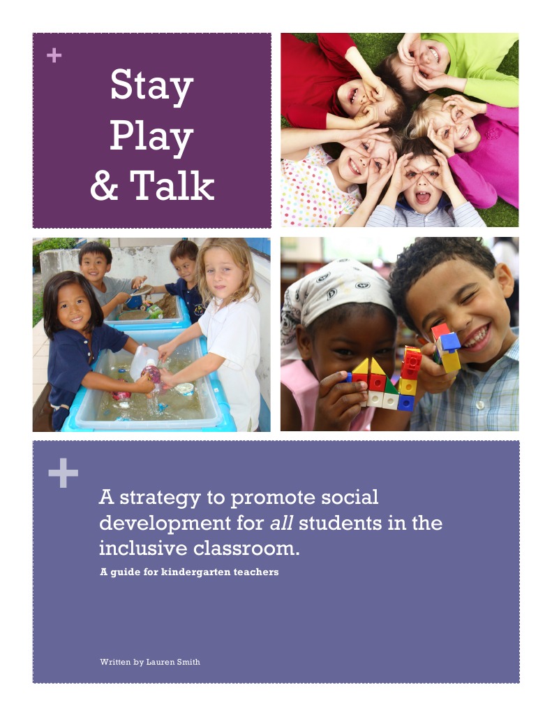 stay play talk brochure | Social Skills | Autism