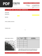 Blastrite Platinum Grit Technical Data Sheetv2022 | PDF