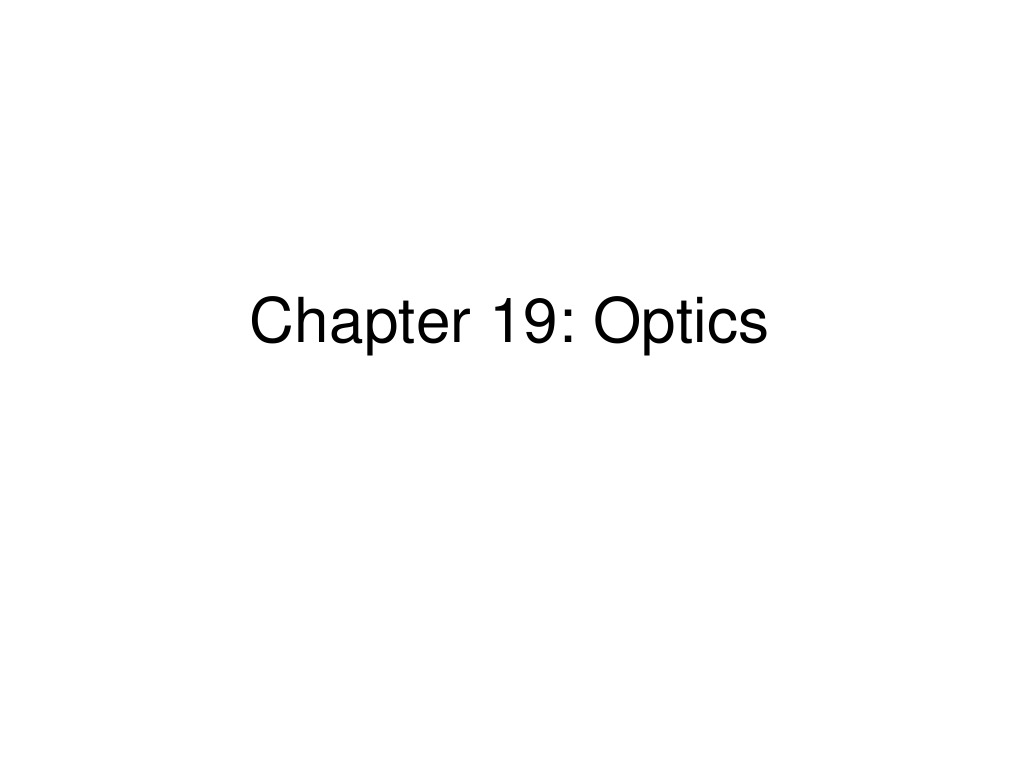 Optics for Physics Students | PDF | Eye | Reflection (Physics)