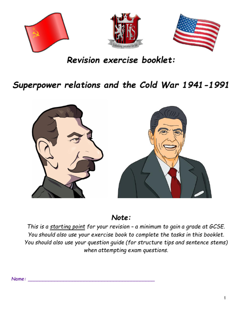 Cold War Knowledge Booklet - Info and Questions | PDF | Cold War ...