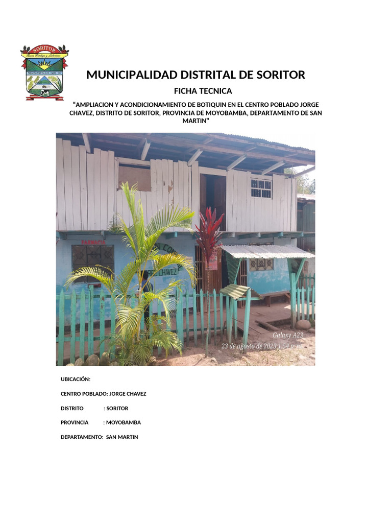 Ficha Tecnica Jorge Chavez (1) (1) | PDF